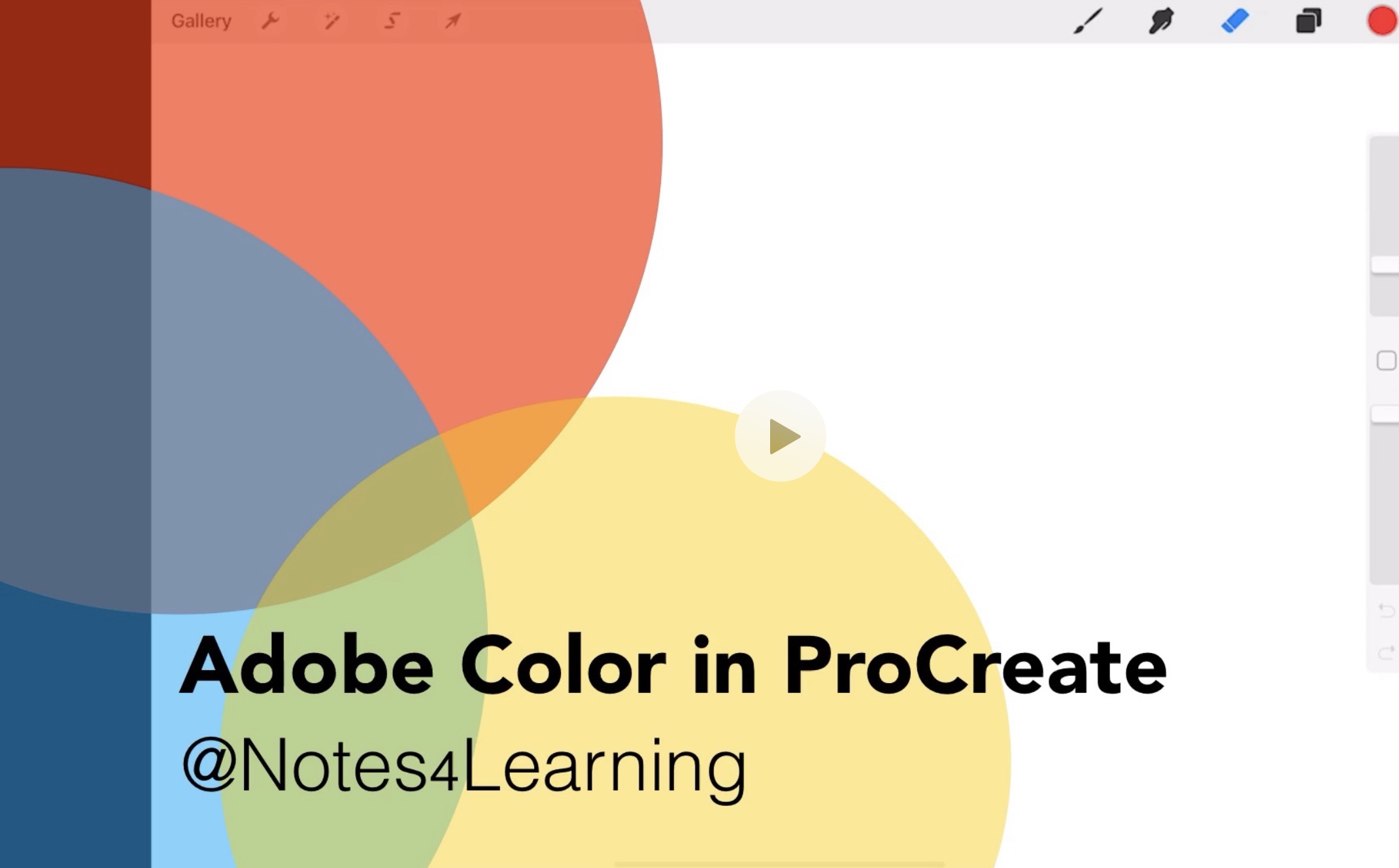 Using Adobe Color Palettes in ProCreate – Notes For Learning