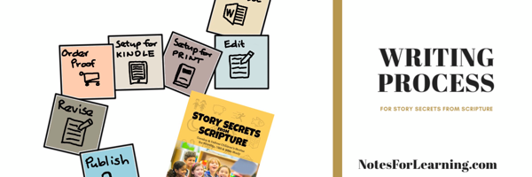 Writing Process for Story Secrets Book – Notes For Learning