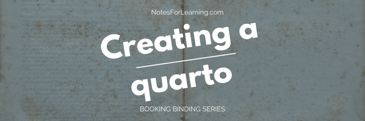 Create a Quarto – Notes For Learning